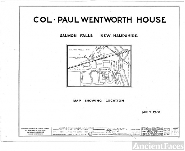 HABS NH,9-SALFA,1- (sheet 0 of 41) - Colonel Paul...