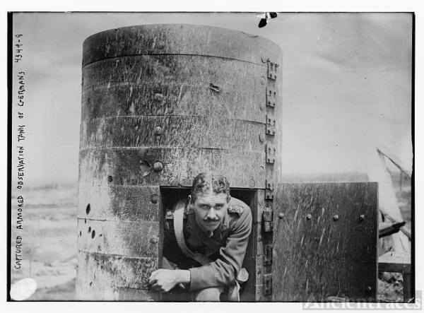 Captured armored observation tank of Gers.