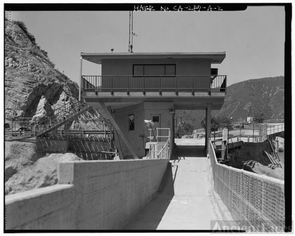 2. SOUTHWEST VIEW OF THE CONTROL HOUSE LOCATED ON THE...