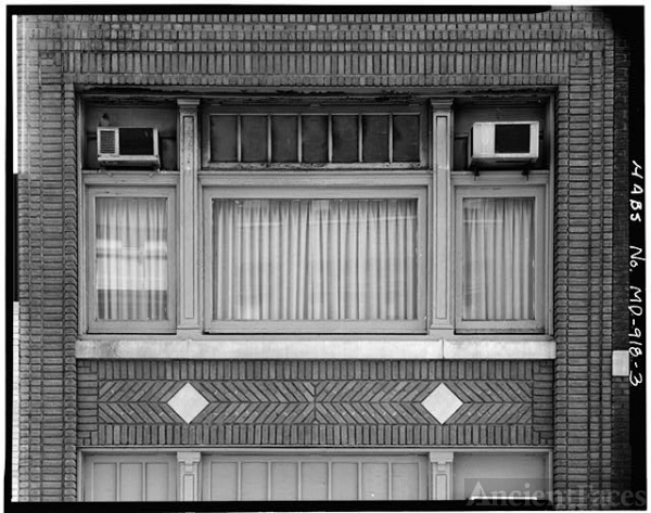 3. VIEW EAST, SECOND FLOOR EXTERIOR WINDOW AND BRICKWORK...