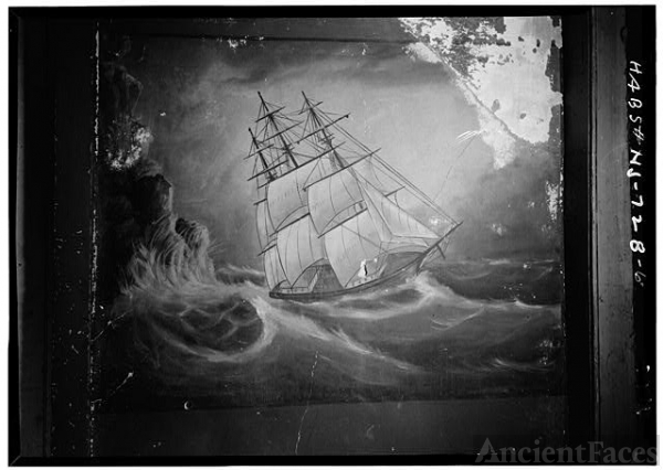 6. DETAIL, INTERIOR, FIRST FLOOR, ENTRANCE HALL, EAST...