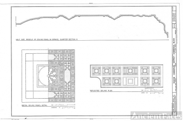 HABS MO,93-ROSC,1- (sheet 6 of 6) - Commercial Block,...