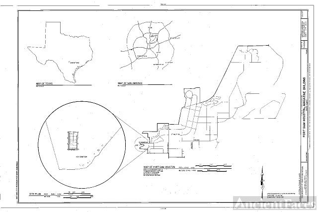 Site Plan - Fort Sam Houston, Magazine Building, San...