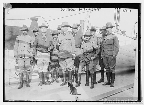 Gen. Tasker Bliss and staff aboard U.S. Army transport...