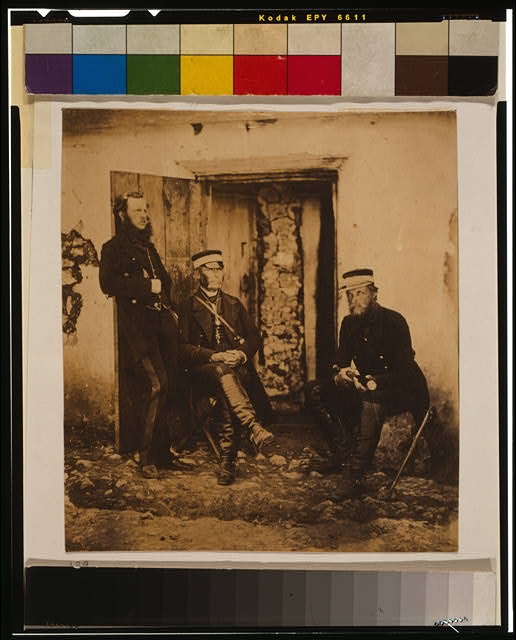 Major General Sir R. Dacres, Captain Hamley & Colonel Adye