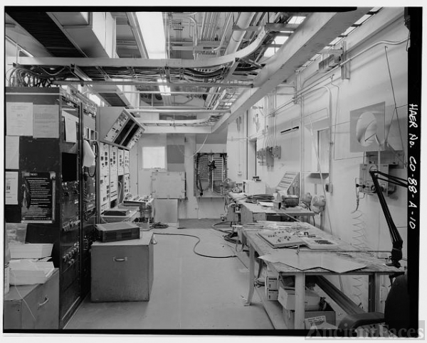 10. Interior view of control room in Components Test...