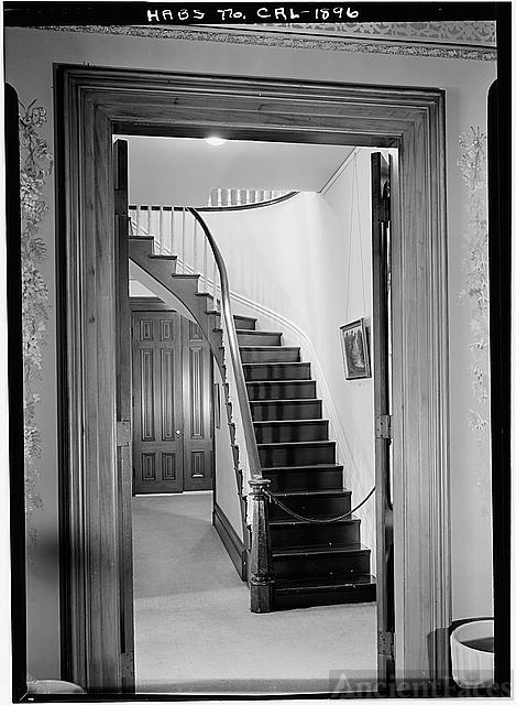 6. October 1960 STAIR HALL FROM VESTIBULE - Ignacio...