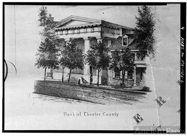 6. Photocopy of illustration on Map of Chester County...