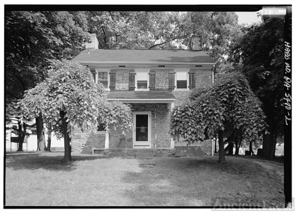 2. SOUTH (FRONT) ELEVATION, WITH SCALE - Miller's House,...