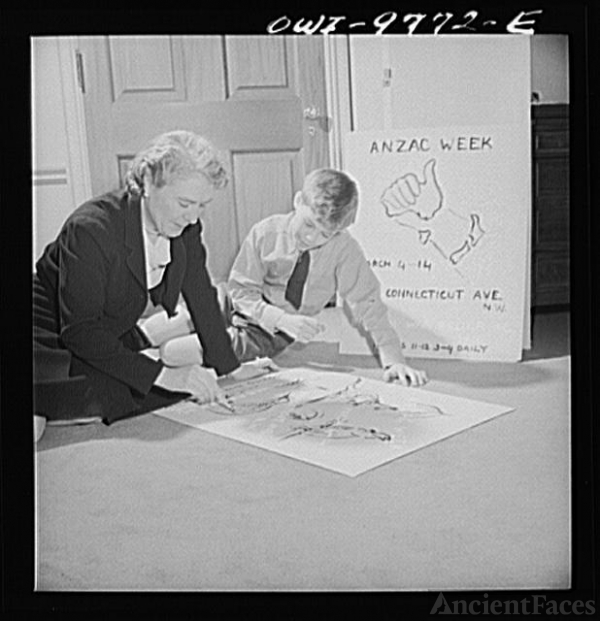 Washington, D.C. The Australian Legation. Mrs. Casey,...