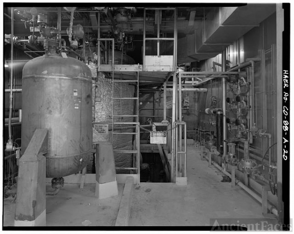 20. Interior view of fuel storage pit or vault adjacent...