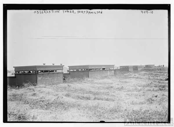 Fort Hamilton, observation towers, exteriors
