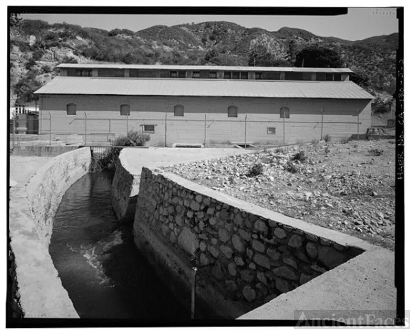 2. SOUTHWEST ELEVATION AND TAILRACE CHANNEL. VIEW TO...