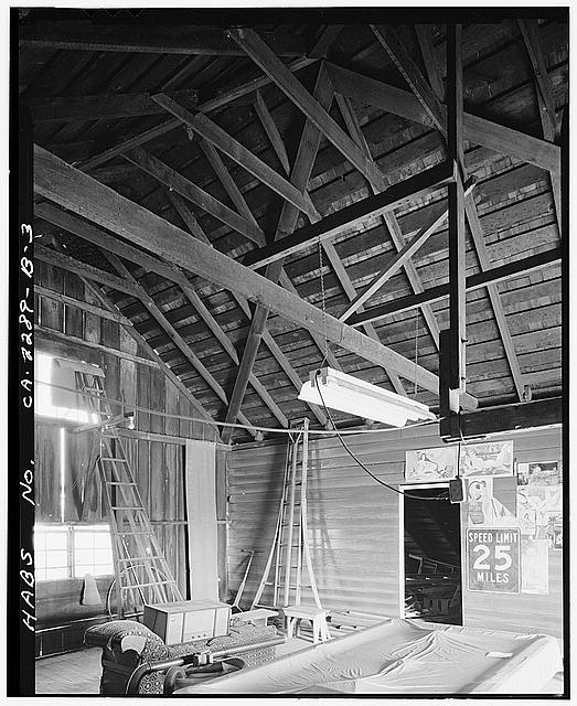 3. INTERIOR VIEW OF SECOND FLOOR, HAYLOFT, VIEW OF NORTH...