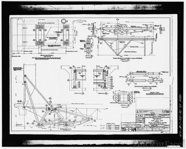 219. Photocopy of drawing (1958 mechanical drawing by the...