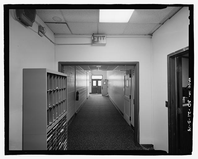 14. Interior view of vestibule separating rehabilitation...