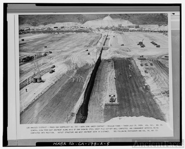 5. GENERAL VIEW FROM EAST ABUTMENT ALONG AXIS OF DAM...