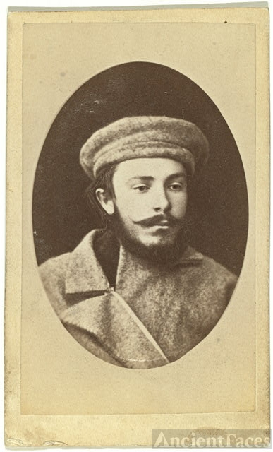 [Head-and-shoulders portrait of a man, dressed in convict...