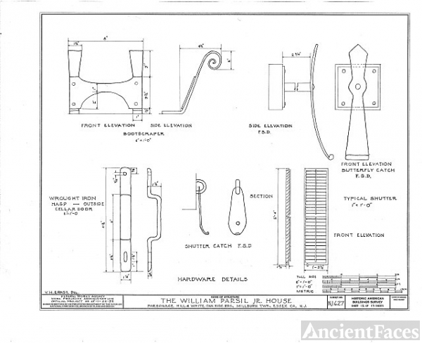 HABS NJ,7-MILB,2- (sheet 12 of 13) - William Parsil Jr....