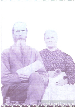 Jabez Frost and His Wife, Esther Ellen (Root) of Athens County, Ohio