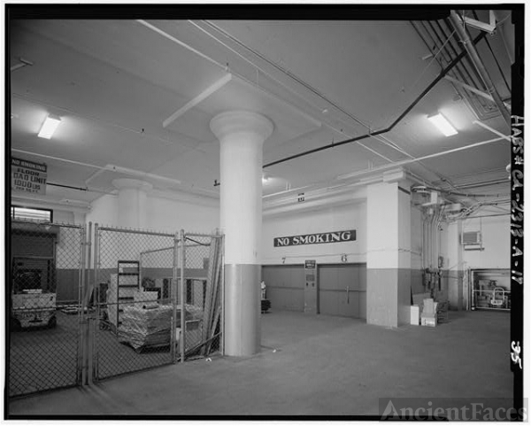 Interior of Building, storage area. Camera facing...