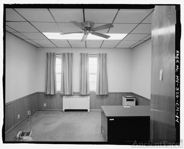 INTERIOR OF SECOND FLOOR COMMUNICATIONS ROOM. VIEW TO...