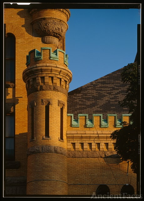 58. Typical view, detail of small turret on the northeast...