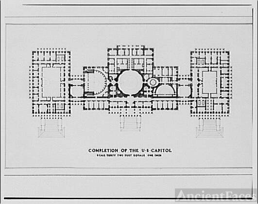 U.S. Capitol. Drawings of completion of U.S. Capitol