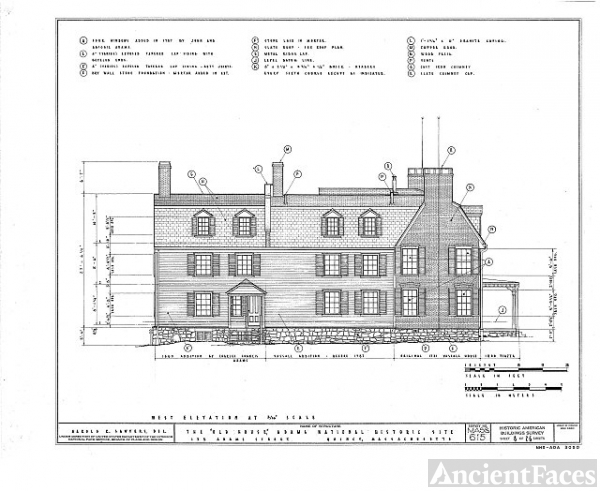 HABS MASS,11-QUI,5- (sheet 8 of 26) - Adams Mansion, 135...