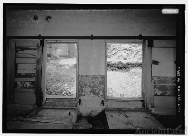 11. Interior, elevation view of sliding doors on...