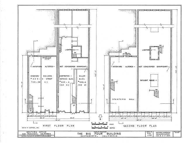 HABS CAL,34-SAC,6- (sheet 3 of 7) - Big Four Building,...