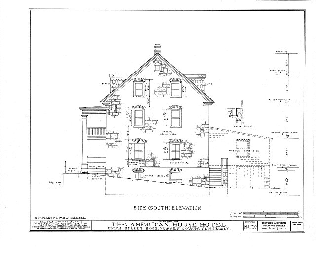 HABS NJ,21-HOP,4- (sheet 6 of 19) - American House Hotel,...