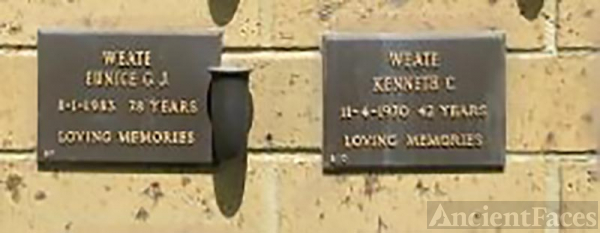 Kenneth Claude Weate (1928 - 1970) - Heidelberg | 1 Memory, 2 Family ...