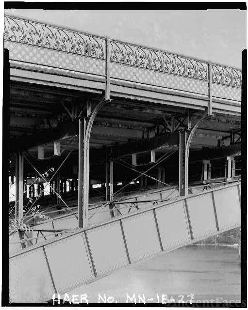 27. BRIDGE SPANDREL DETAIL - Steel Arch Bridge, Hennepin...