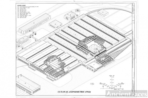 Cutaway Axonometric - Offutt Air Force Base, Glenn L....
