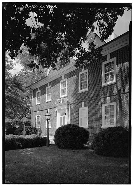8. CLOSE-UP OF MAIN (WEST) ELEVATION - Mt. Harmon...