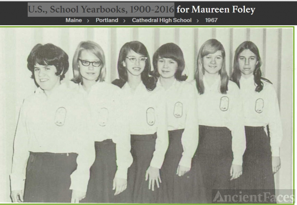 Maureen E Foley-Hester--U.S., School Yearbooks, 1900-2016(1967) a