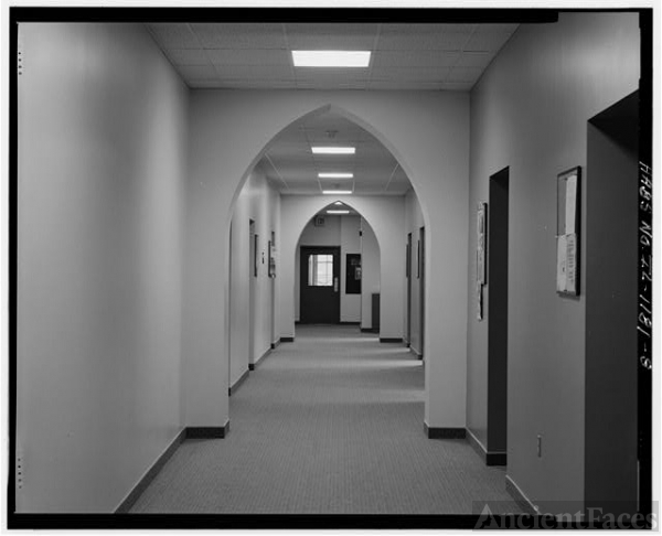Center of second floor looking west - Francis Hall, 1800...