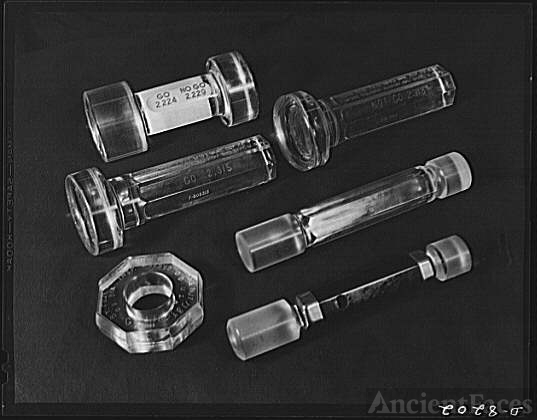 Conservation. Glass gauges replacing steel. Glass gauges...