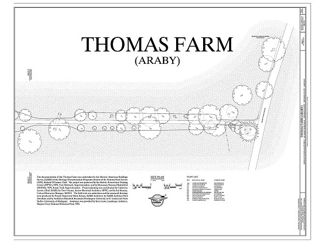 Site Plan - Thomas Farm, 4632 Araby Church Road,...