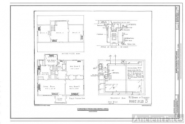 HABS AK-206 (sheet 2 of 5) - Employee's Cottage, Gorbatch...