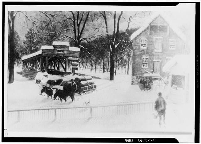 13. Photocopy of painting, Edwin D. Mott, artist 1940....