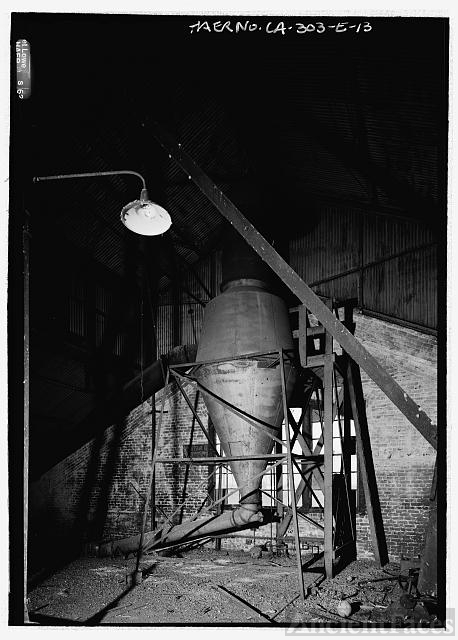 CAR MACHINE SHOP, CYCLONIC DUST COLLECTOR IN ATTIC ABOVE...