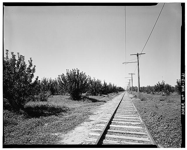 21. WILEY CITY LINE - TYPICAL RIGHT-OF-WAY THROUGH...