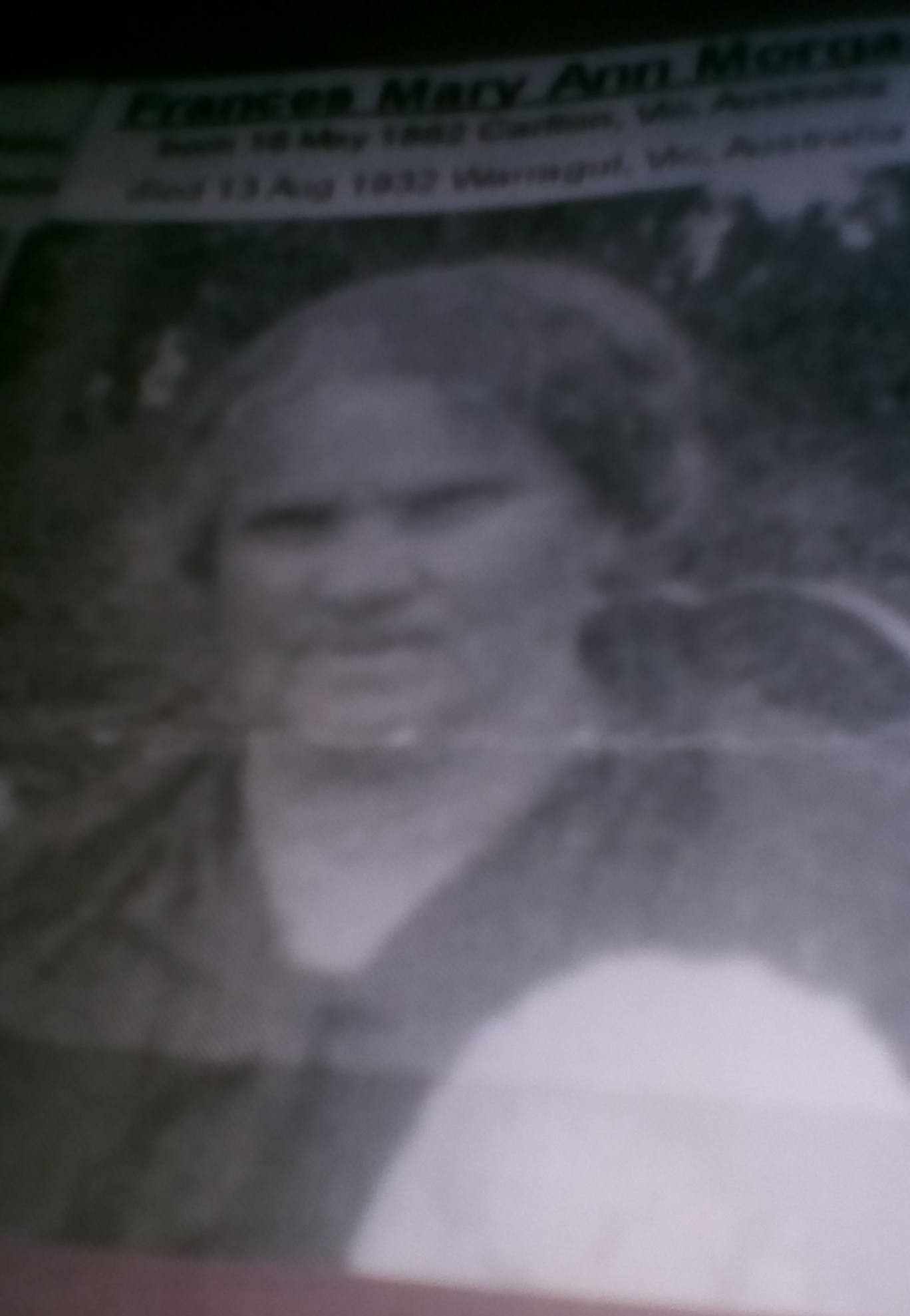 Frances Mary Ann Morgan