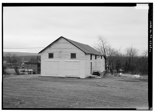 1. Social hall, north/gable-end and west/side facades,...