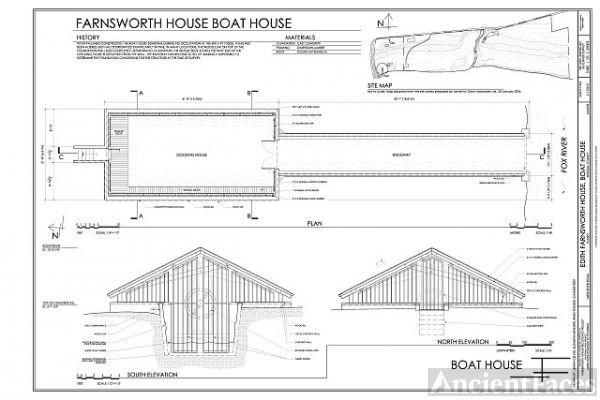 Site Maps, Plan, and North & South Elevations - Edith...