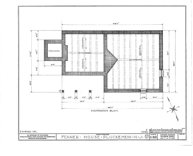 HABS NJ,18-PLUK,1- (sheet 5 of 10) - John Fenner House,...