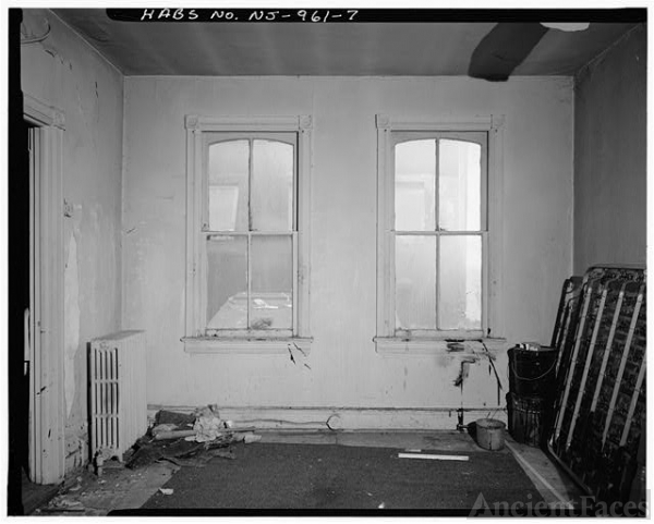 7. Interior, second floor, window detail and typical...