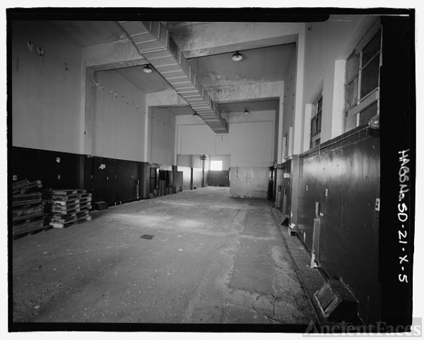 5. Interior view of unoccupied space; showing exterior...
